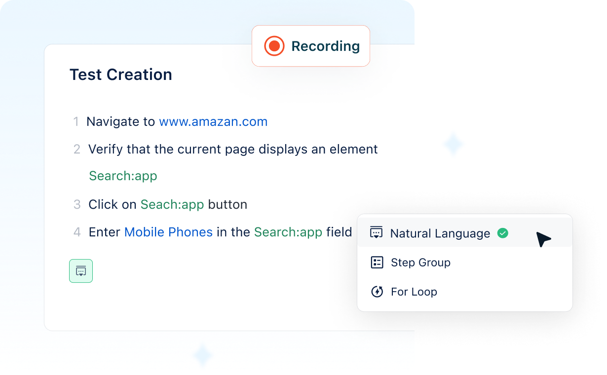 Automated Web App UI Testing tool | No code | Browser agnostic tests