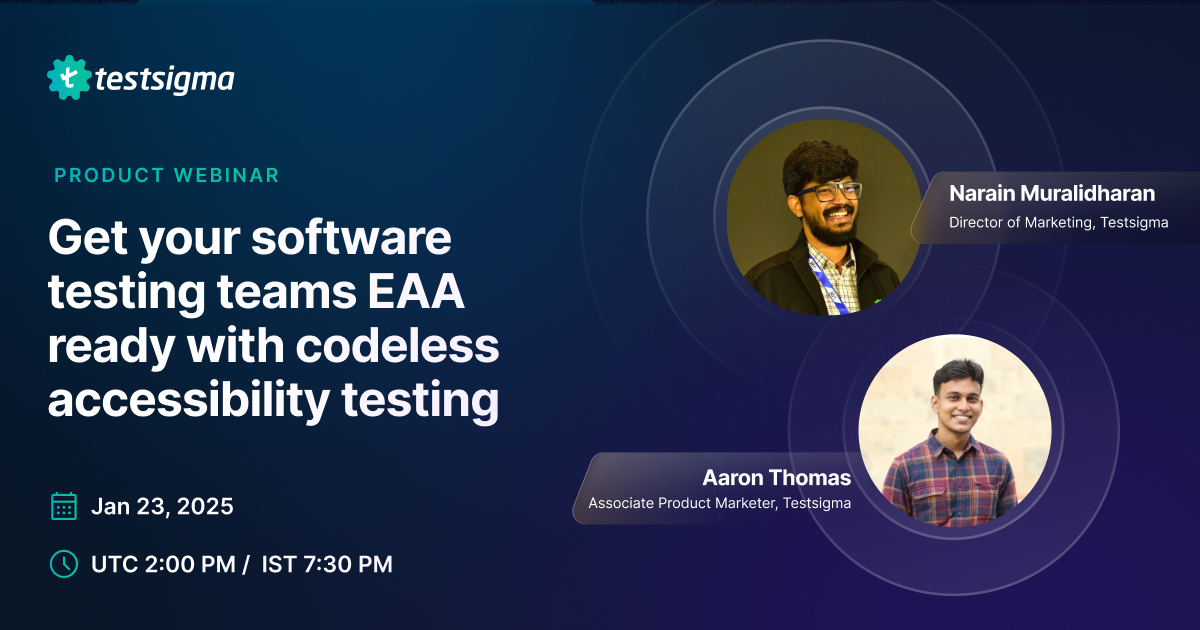 Get your software testing teams EAA ready with codeless accessibility ...