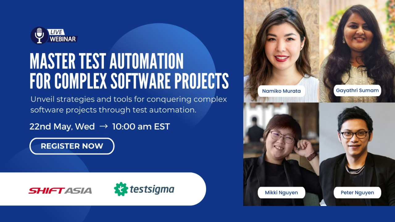 Testing Webinars by Testsigma